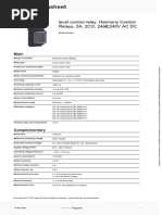 RM22TR33 3-Phase Control Relay Specs | PDF | Relay | Alternating Current