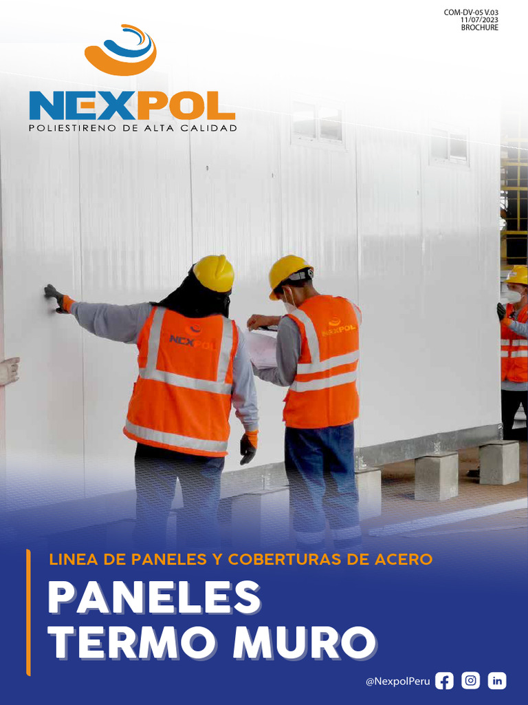 Paneles Termo Muro Com-Dv-05 v.03 11.07.23 | PDF
