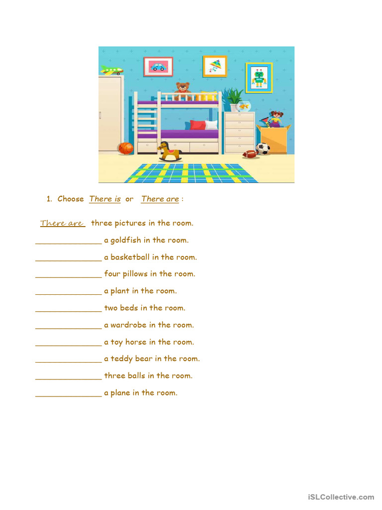 There Is - There Are + Prepositions of Place | PDF