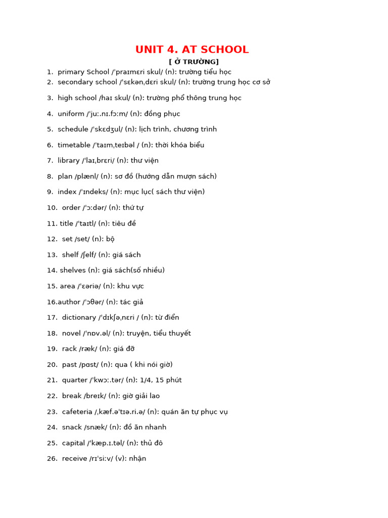 Voca - Grammar u4 | PDF