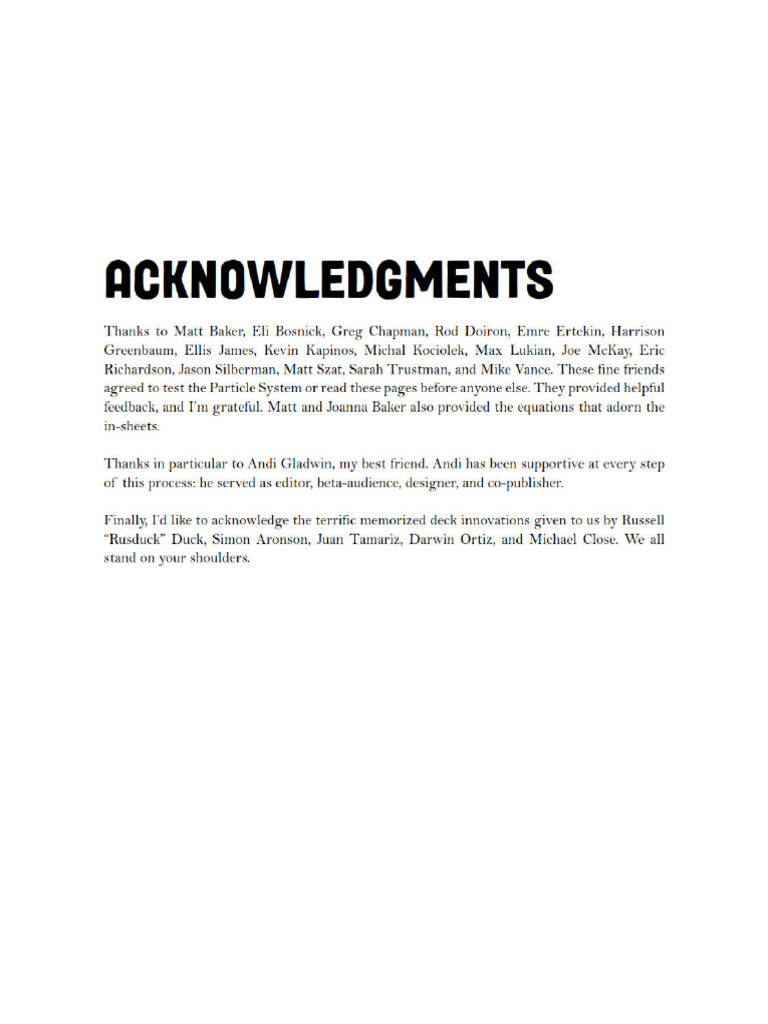 PS Acknowledgments | PDF