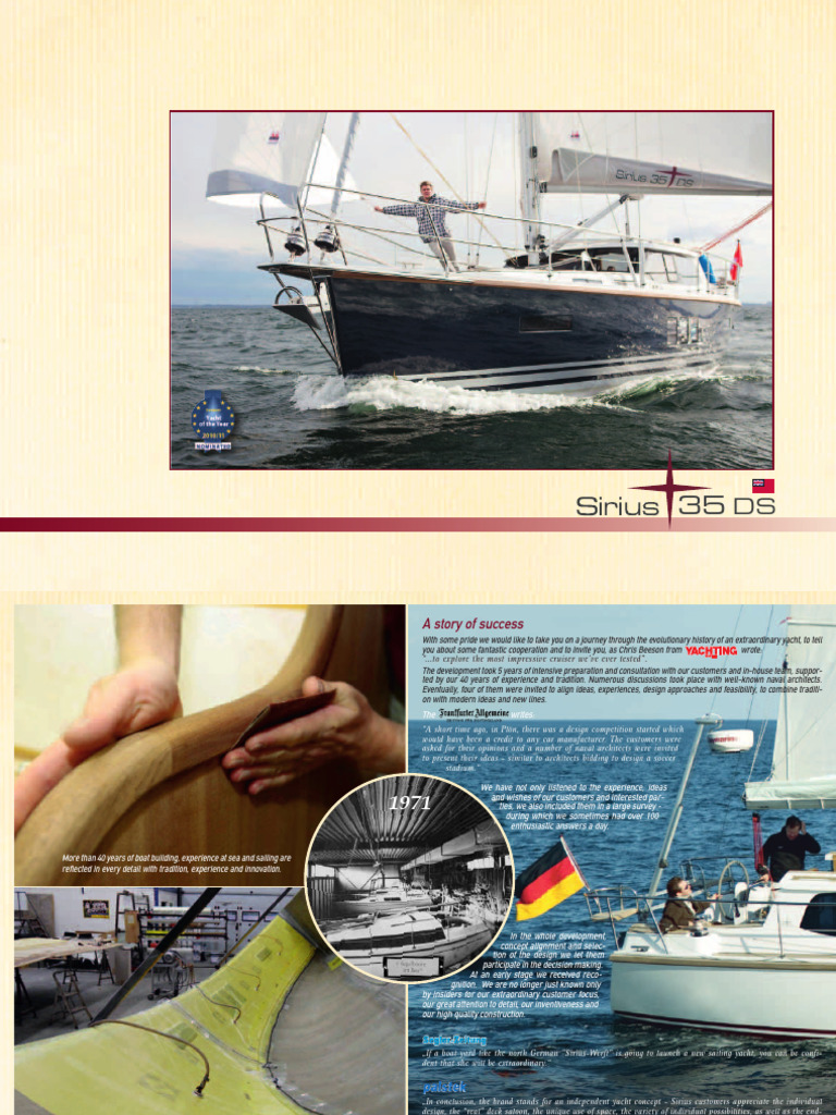 35 Ds Brochure English | PDF | Yacht | Watercraft