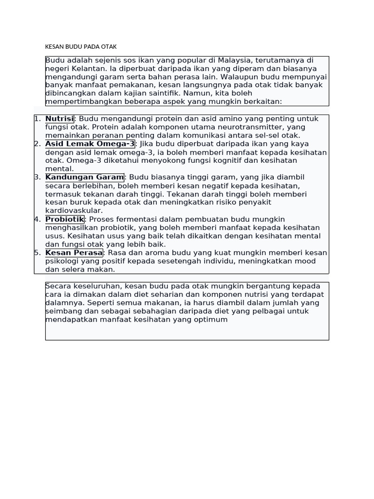 KESAN BUDU PADA OTAK | PDF