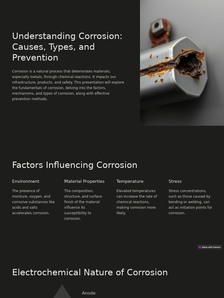 Corrosion: Causes, Types, and Prevention | PDF | Corrosion ...