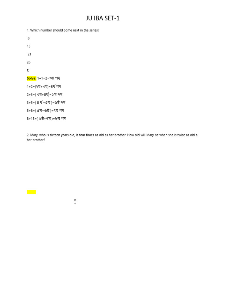 Set 1 | PDF | Adverb | Verb