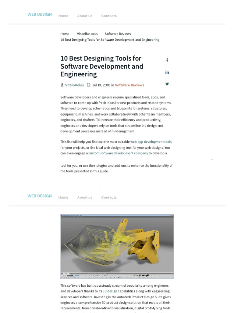 10 Best Designing Tools for Software Development and Engineering _ Design Software Reviews | PDF ...