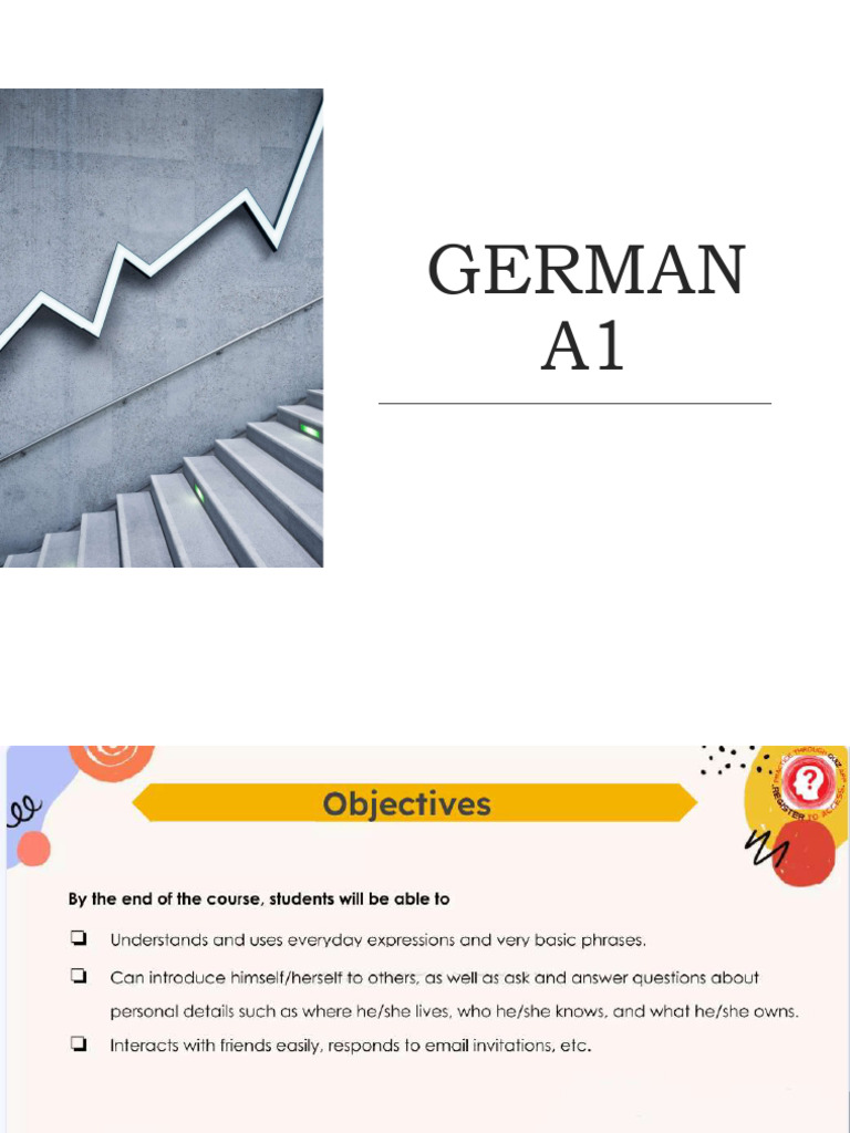 German A1 Intro | PDF