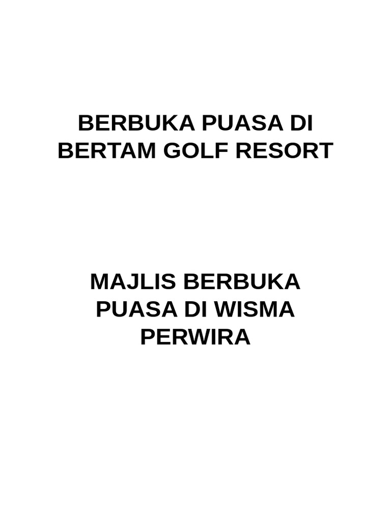 Aktiviti Wisma | PDF