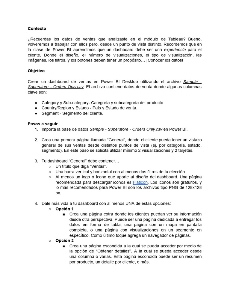 Caso PR Ctico Power BI | PDF | Informática