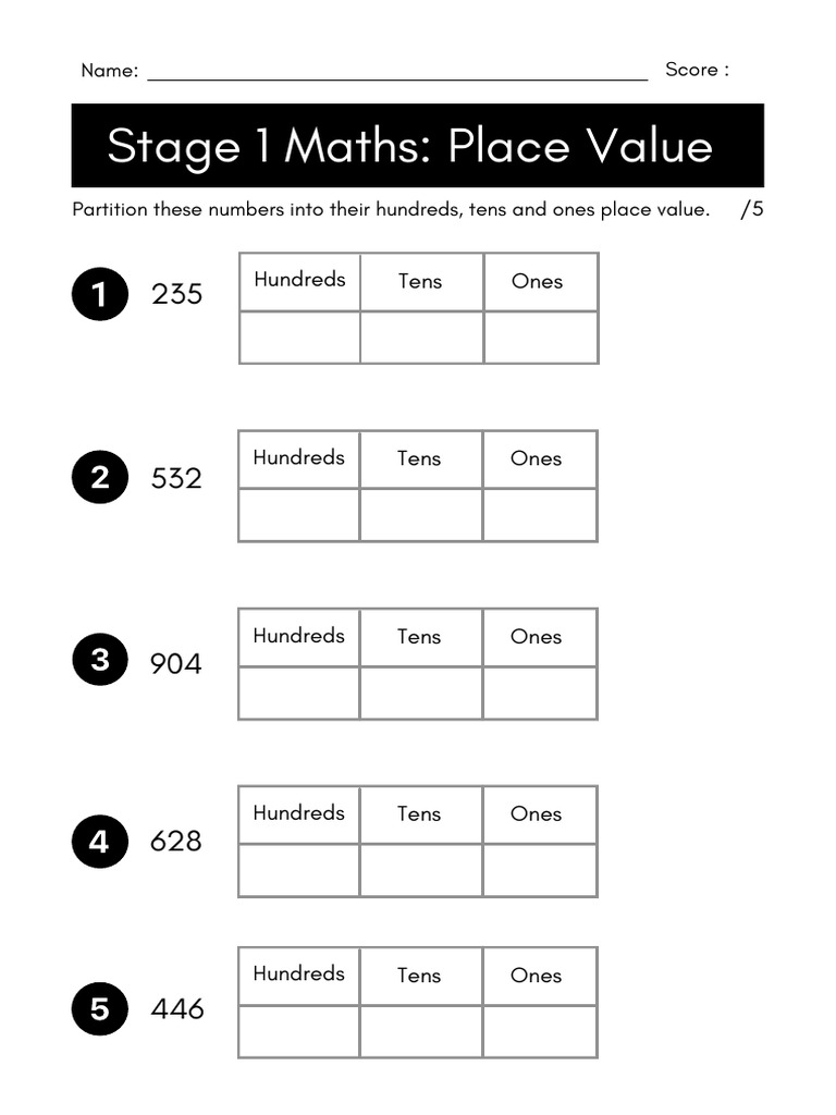 Elementary Math Number Bonds Worksheet in Purple Simple Style | PDF