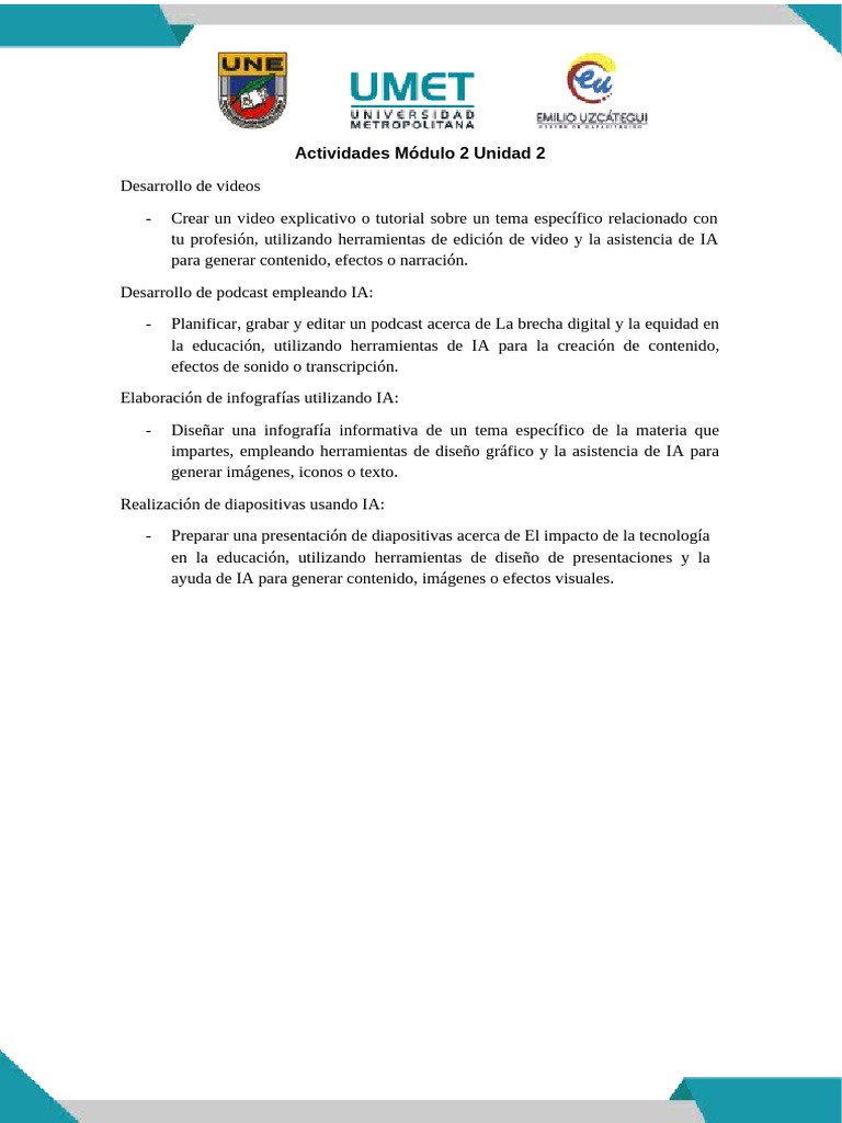 Actividades Módulo2 Unidad2.docx (1) | PDF