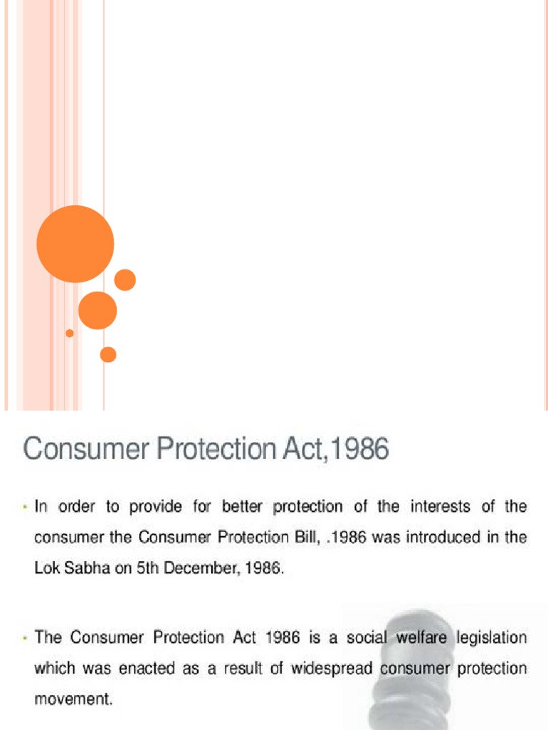 Consumer Protection Act | PDF | Complaint | Common Law