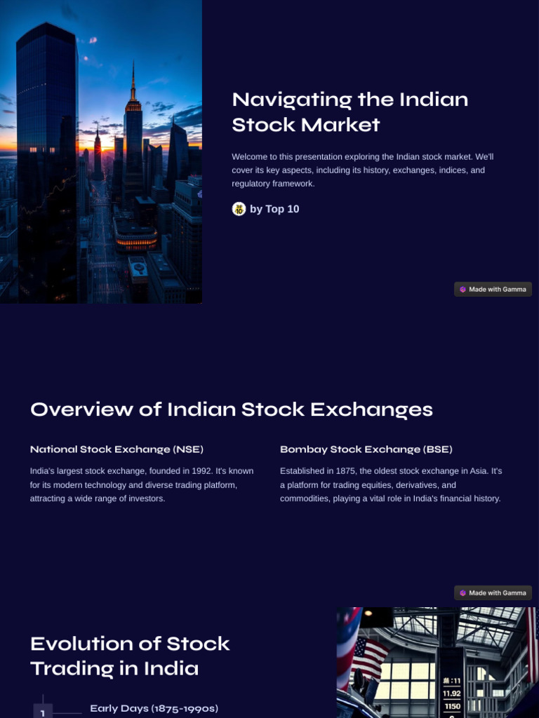 Navigating The Indian Stock Market | PDF