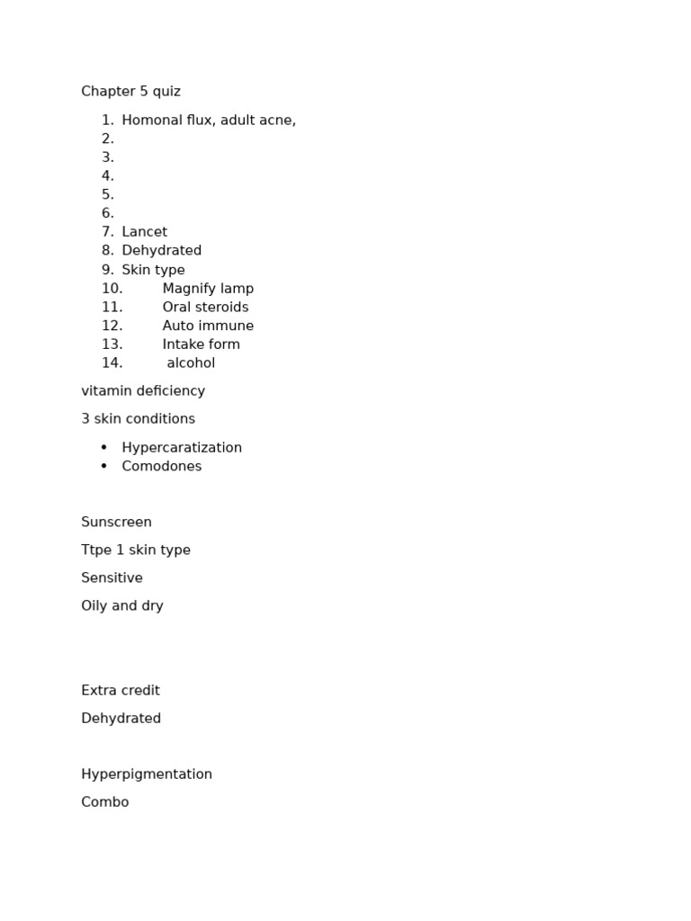 Chapter 5 Quiz | PDF