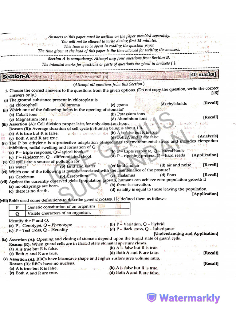 Biology (Icse Genius) | PDF