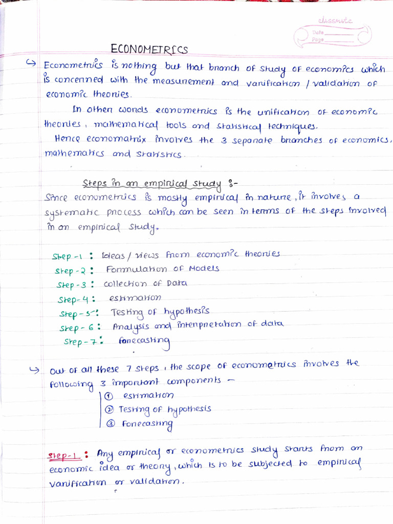 econometrics | PDF | Econometrics | Quantitative Research econometrics | PDF | Econometrics | Quantitative Research