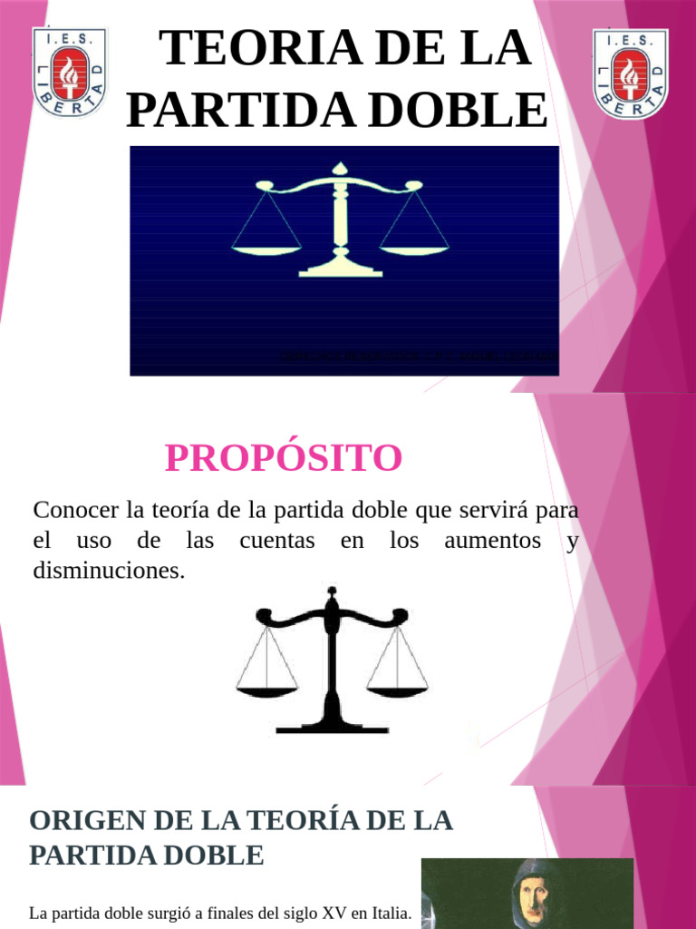 Teoría de la Partida Doble: Origen y Principios | PDF | Contabilidad | Negocios económicos