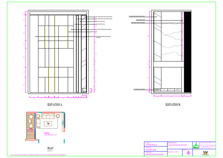 03 LIVING ROOM ELEVATIONS (1) | PDF