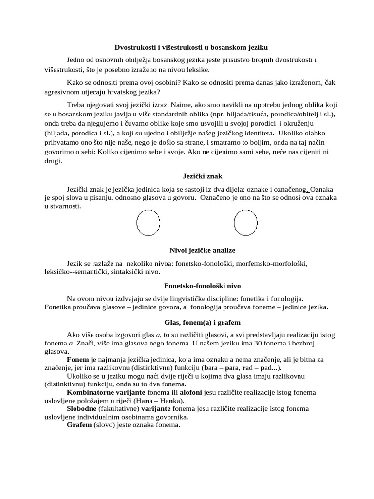 III Bosanski Jezik | PDF