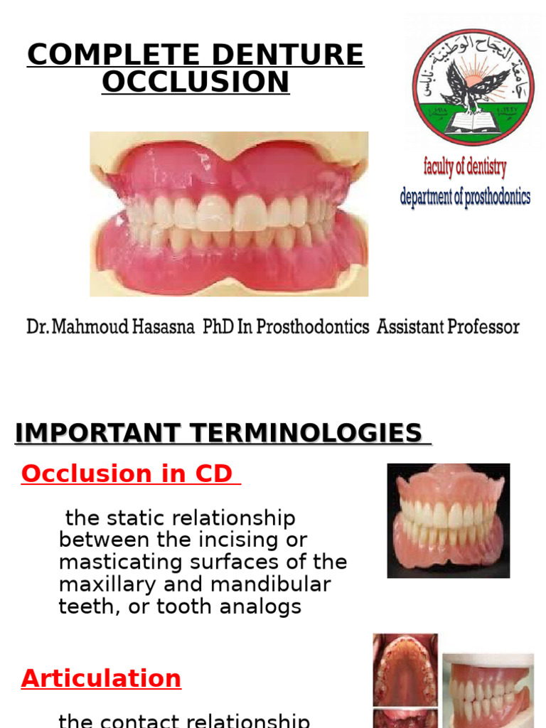 cd occlusion | PDF | Dental Anatomy | Mouth