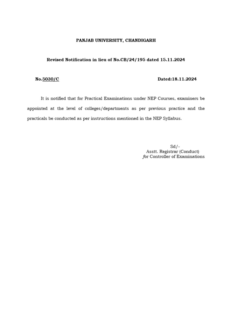 Revisednotification | PDF