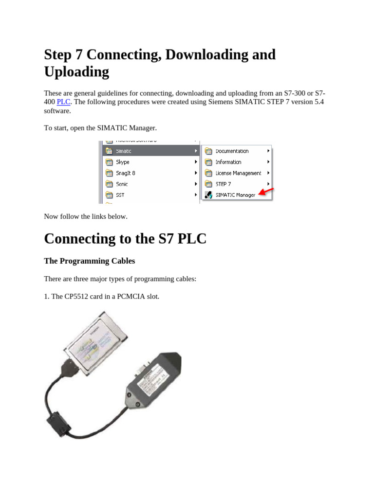 S7 PLC Connection and Data Transfer Guide | PDF | Computer Network ...