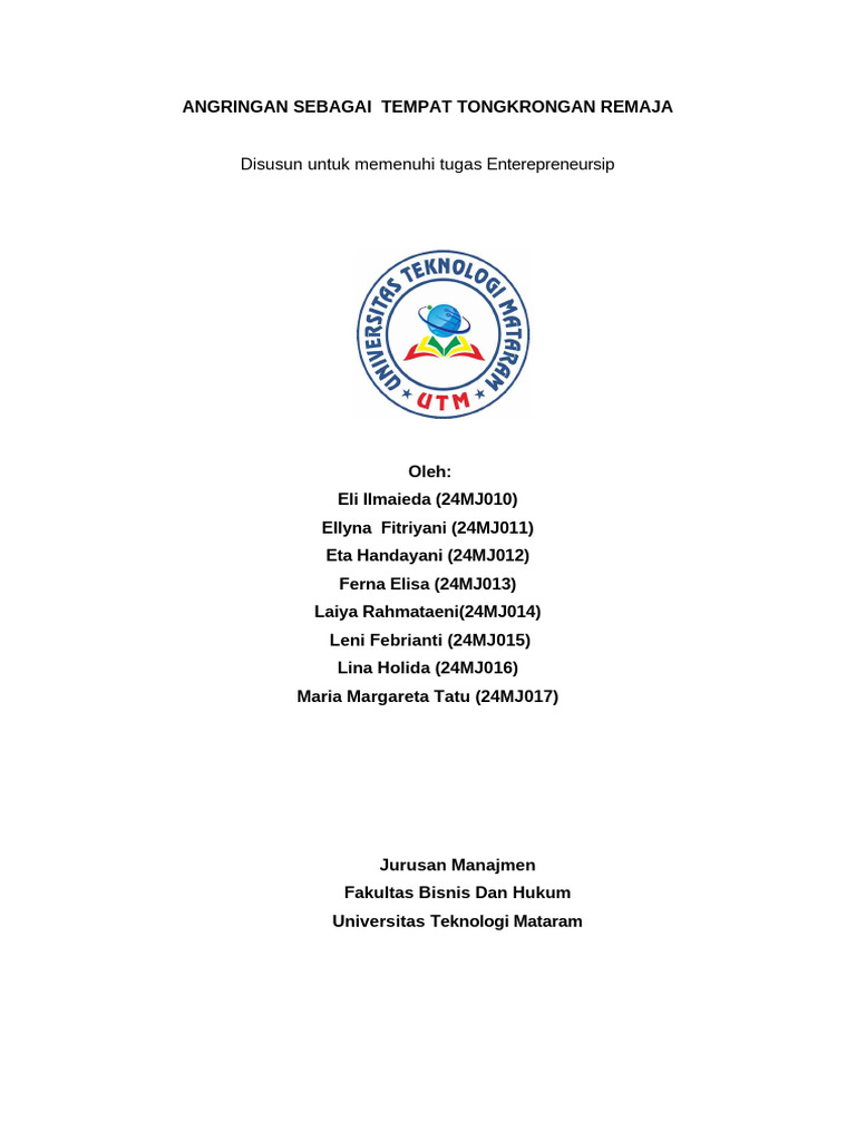 Angkringan: Tempat Favorit Remaja | PDF