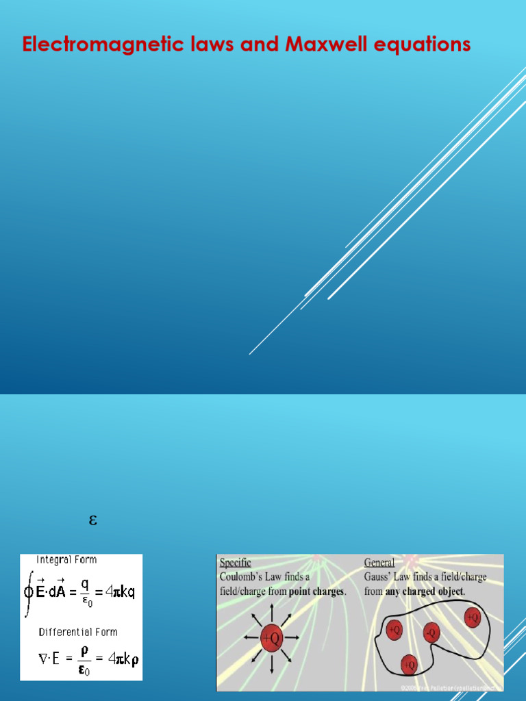 3-Maxwell Equations (Qualitative) - Displacement current-17-08-2024 | PDF