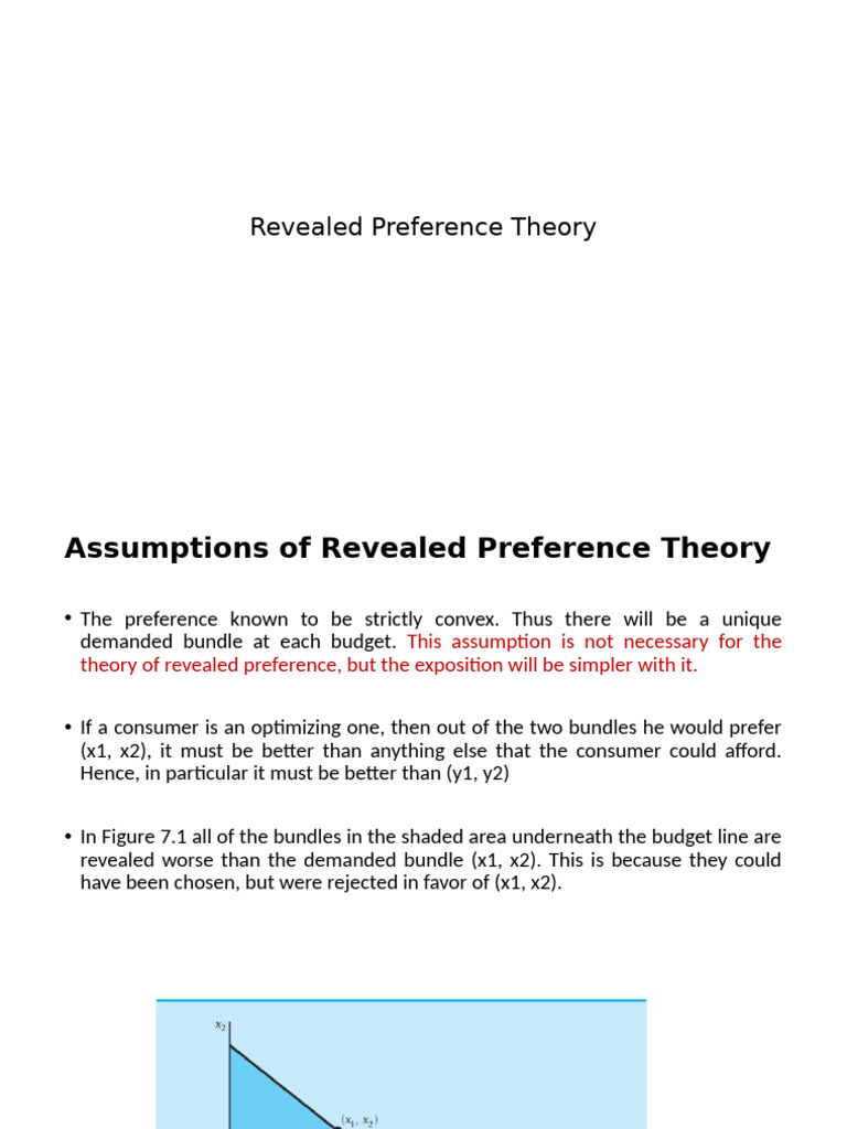 Revealed Preference, IPECO | PDF | Economies | Economic Theories