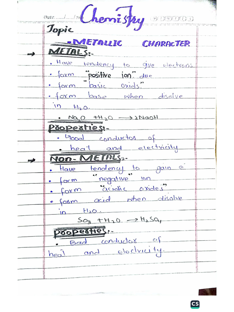 Metallic Character | PDF