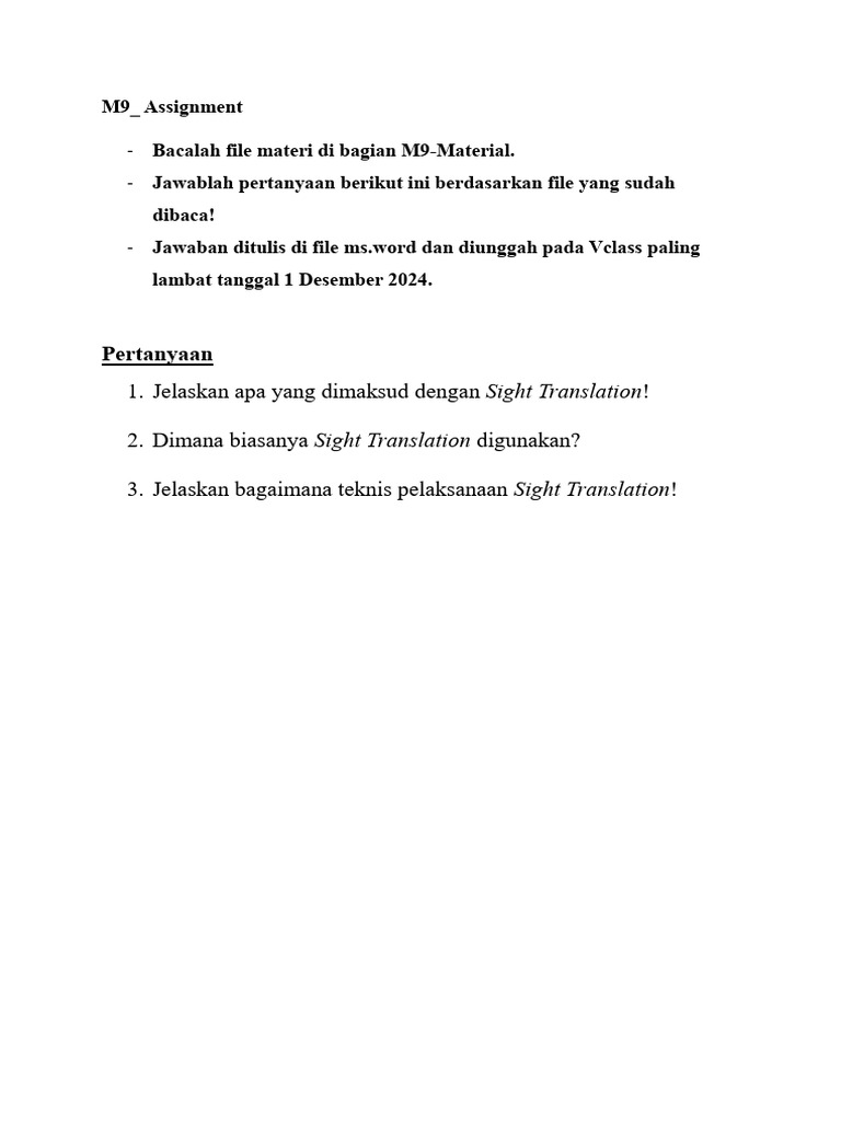 M9 Assignment | PDF