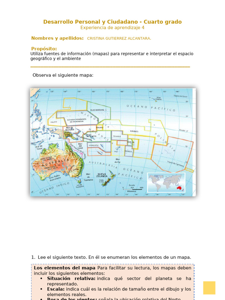 AC4 - EXP4 - Tarea | PDF | Mapa | Oceanía
