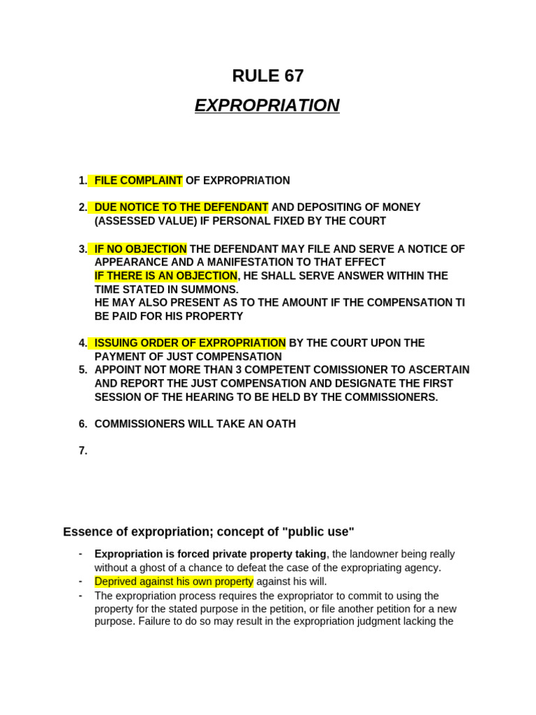 Rule 67-68 | PDF | Eminent Domain | Foreclosure