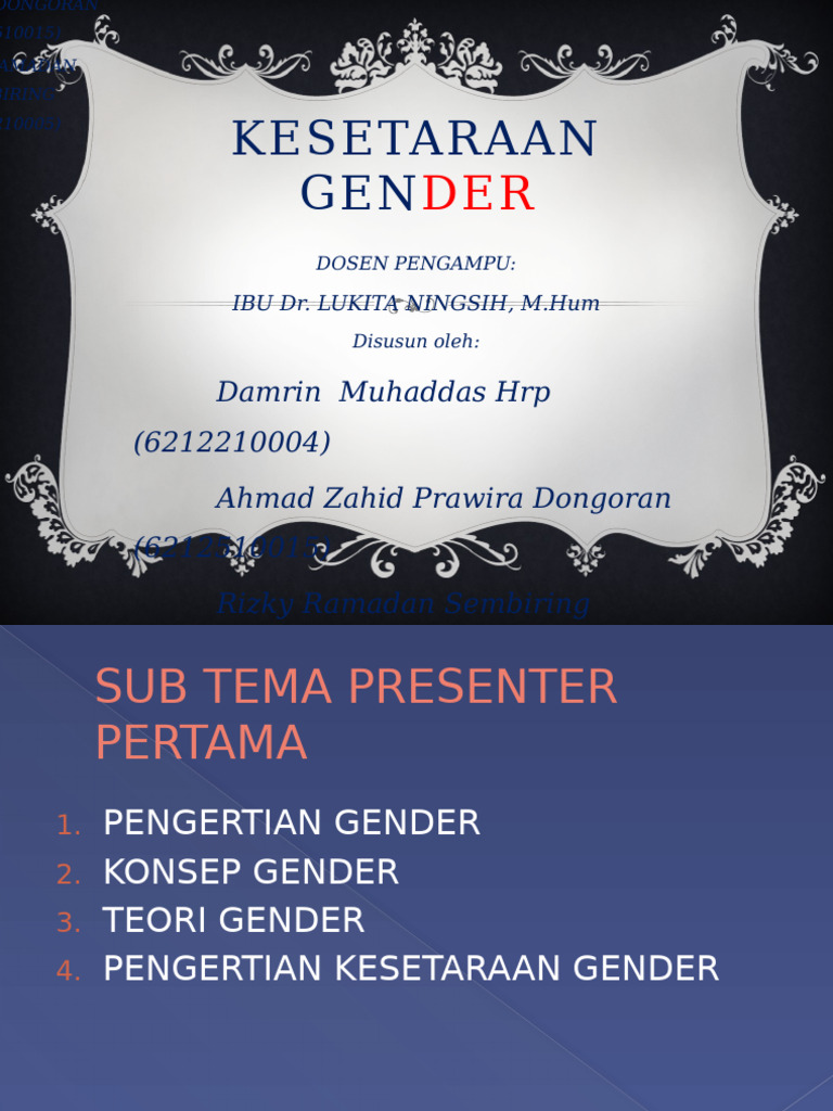 Kesetaraan Gender | PDF