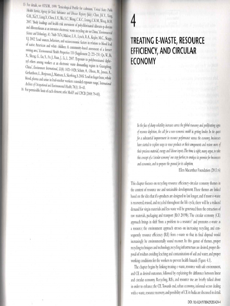 E-Waste Management Notes-Part-1 | PDF