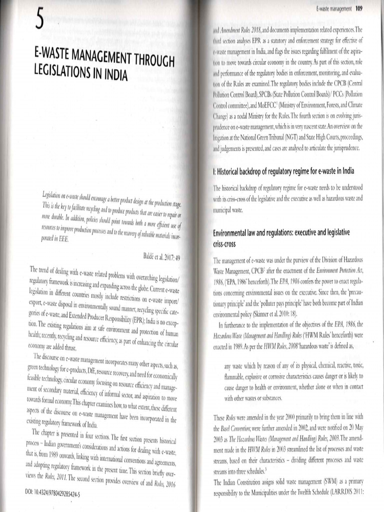 E-waste Management Notes-Part-2 | PDF