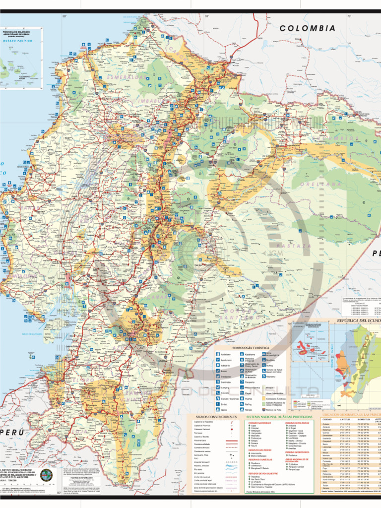 Mapa Vial Del Ecuador | PDF