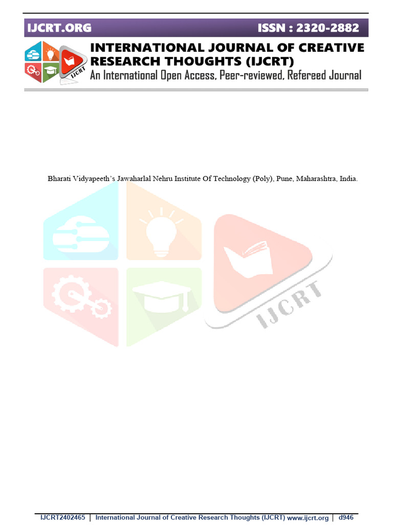 IJCRT2402465 | PDF | Databases | Computer Security