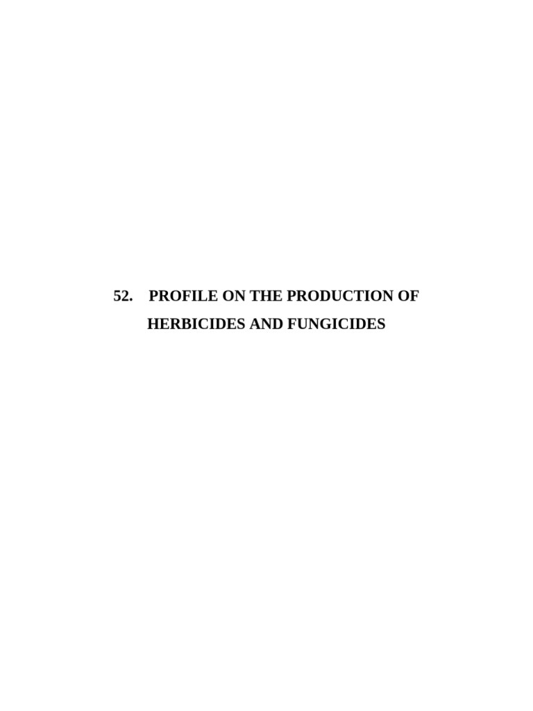 Herbicide and Fungicide | PDF | Net Present Value | Internal Rate Of Return