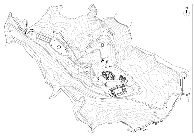 Only Masterplan Site Plan With Contour-Layout1 - 1 3 | PDF