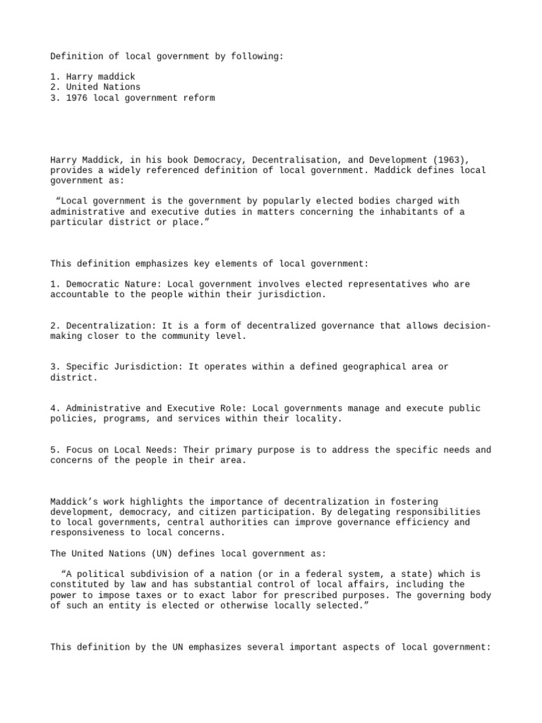 Assignment | PDF | Governance | Decentralization