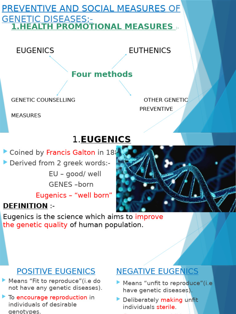 CM Seminar | PDF | Eugenics | Genetic Disorder