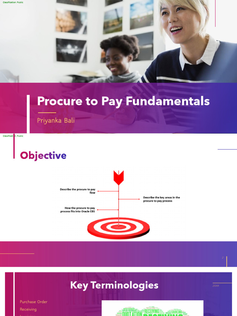 Procure To Pay Fundamentals (R12) | PDF | Accounts Payable | Invoice