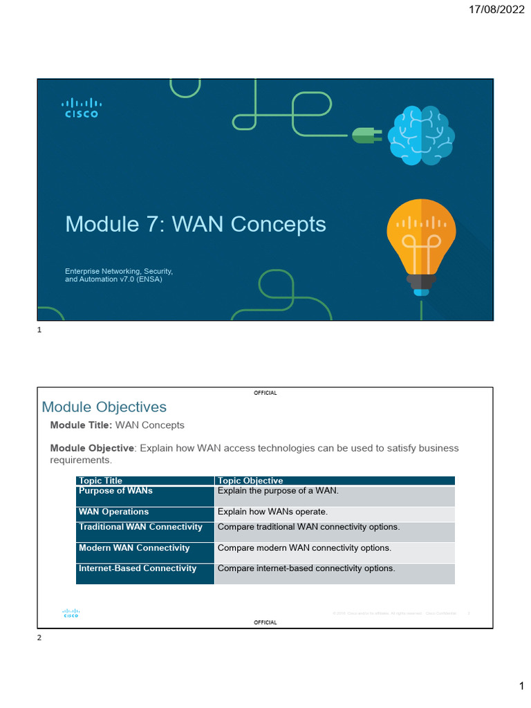 WAN Concepts and Operations Guide | PDF | Digital Subscriber Line ...