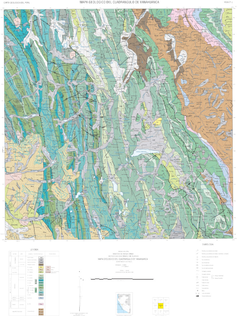A 076 Mapa - Yanahuanca 21j | PDF