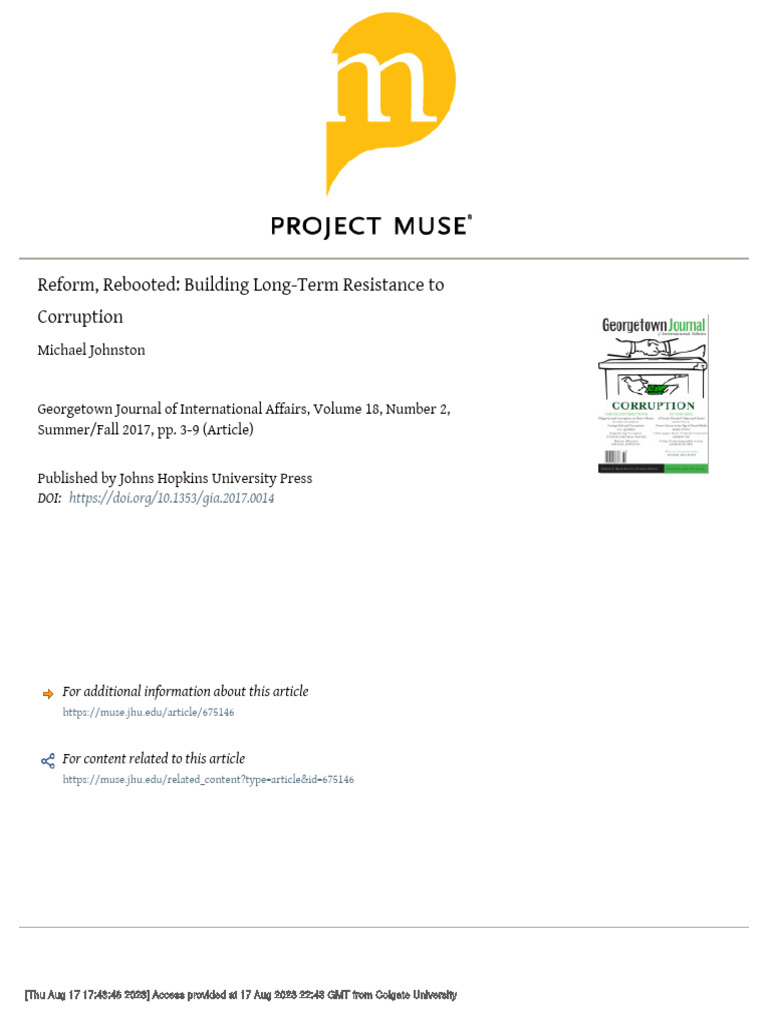 Reform Rebooted Pdf Corruption Democracy