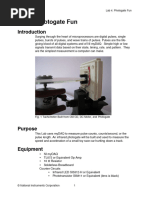 Vernier Photogate Tutorial with Logger Pro | PDF | Computer File | Pendulum