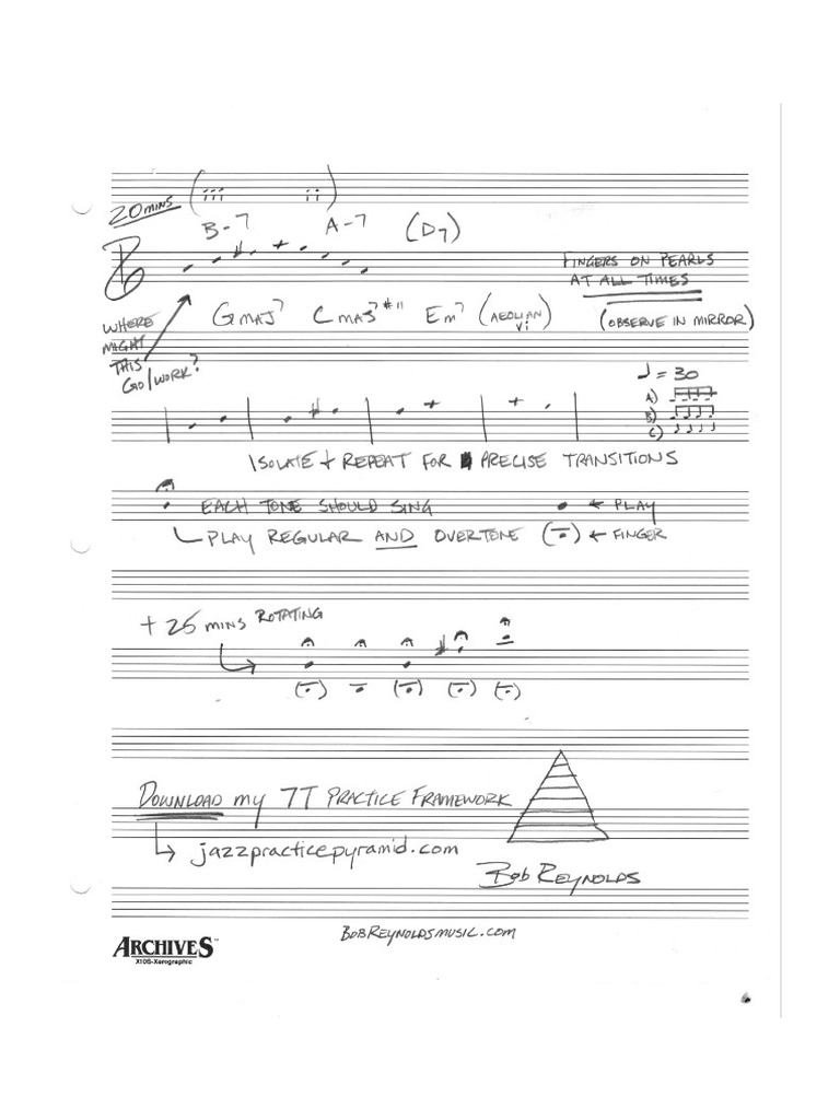 Sax Pyramide Practice | PDF