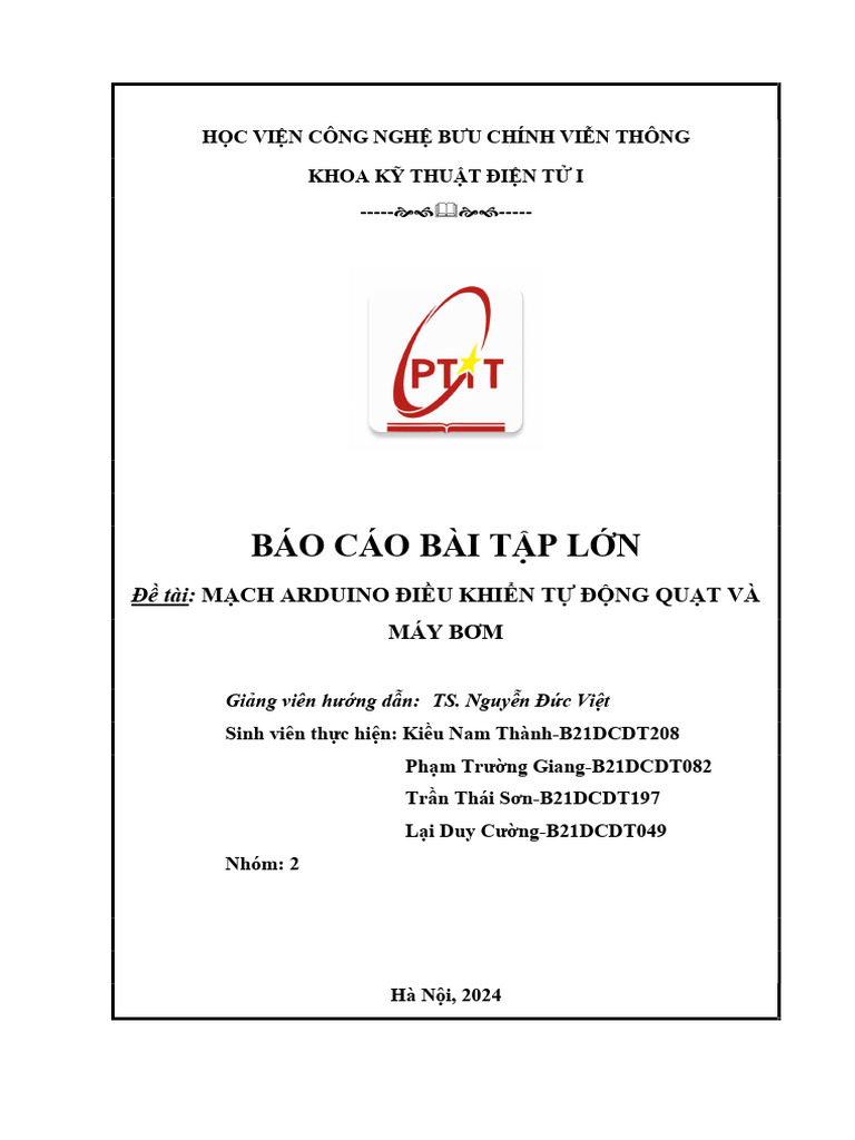 Báo Cáo BTL THCS | PDF
