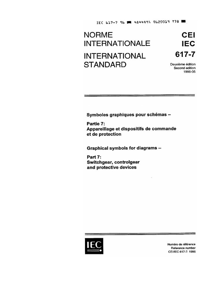 Iec 60617-7 - 1996 | PDF